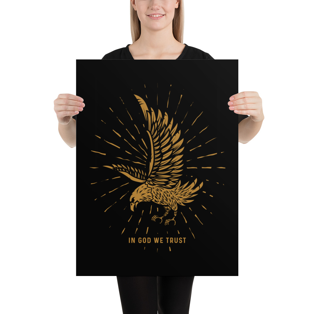 In God We Trust – Poster – Western Aesthetics