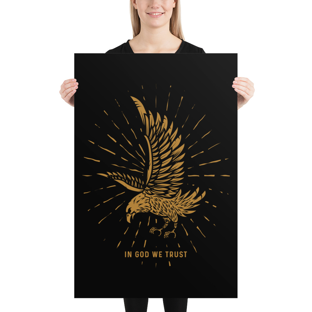 In God We Trust – Poster – Western Aesthetics