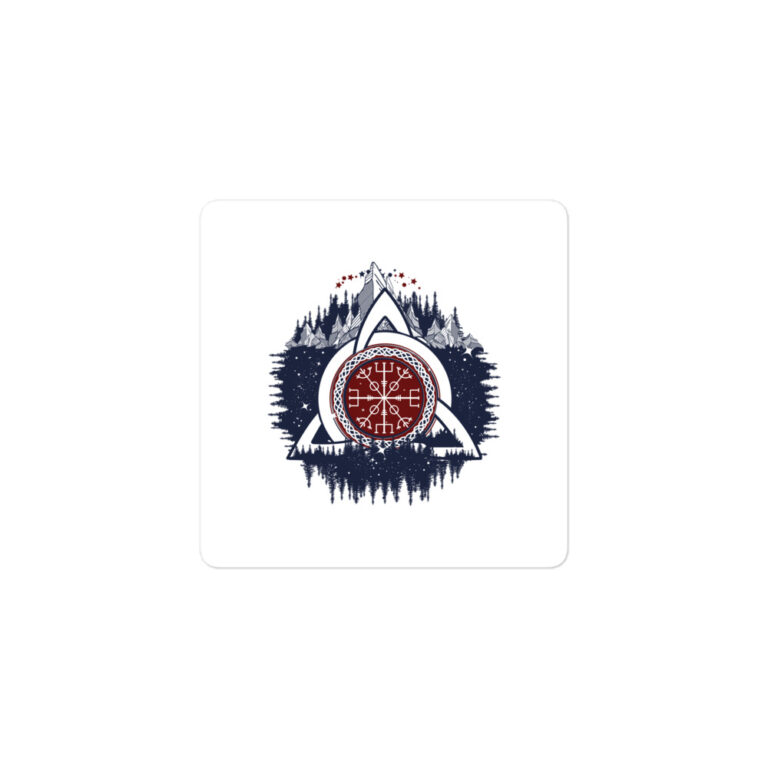 Nordic Compass Sticker – Western Aesthetics
