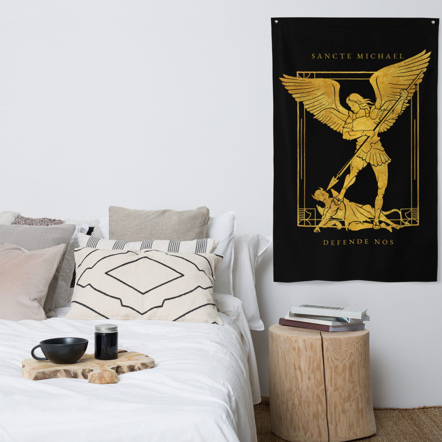 Golden Saint Michael – Flag – Western Aesthetics