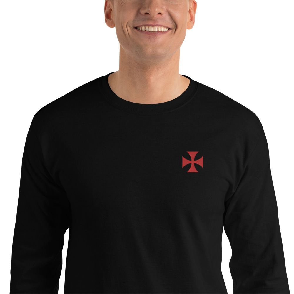 Red Cross – Men’s Long Sleeve Shirt – Western Aesthetics