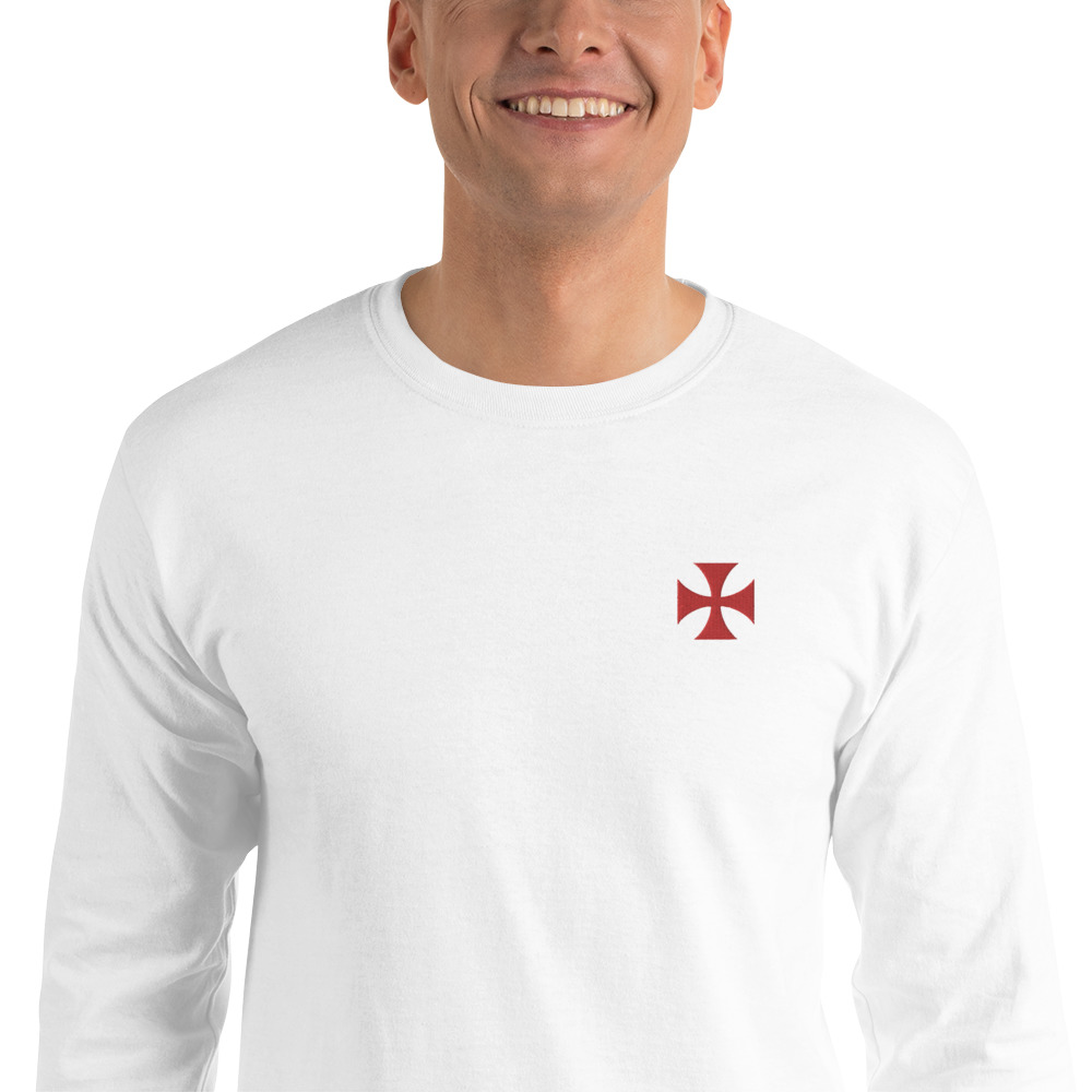 Red Cross – Men’s Long Sleeve Shirt – Western Aesthetics